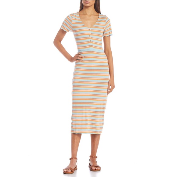Roxy | Dresses | Roxy Midi Dress | Poshmark